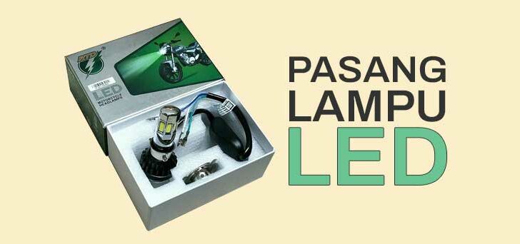 Cara Memasang Lampu LED 6 Sisi di Motor Beat - Motor Sehat