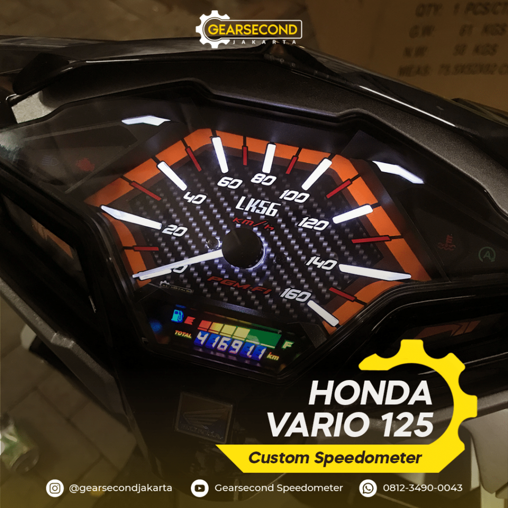 Custom Speedometer Vario 125 New: Membuat Tampilan Motor Semakin Keren ...
