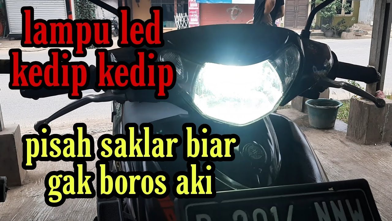 Cara Pasang Lampu LED di Motor Mio Sporty - Motor Sehat